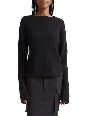 Rick Owens Cashmere Sweater - Black