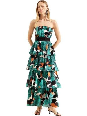RO&ZO Claudia Print Tiered Dress - Multi