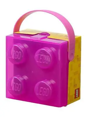 Lego Storage Case/lunch Box - Purple