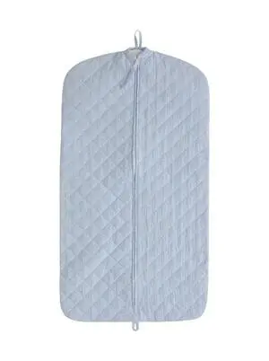 LITTLE ENGLISH Quilted Garment Bag - Light Blue
