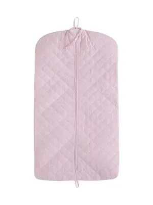 LITTLE ENGLISH Quilted Garment Bag - Light Pink