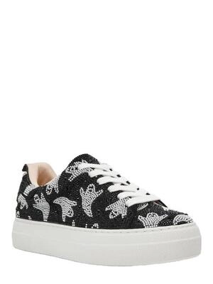 Betsey Johnson Zoe Platform Sneaker - Ghost