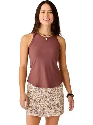 Carve Designs Lyra Rib Tank Coco