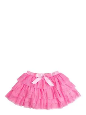 SWEET WINK Bow Tiered Tutu - Raspberry