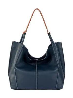 THE SAK Los Feliz Large Leather Tote Bag Indigo