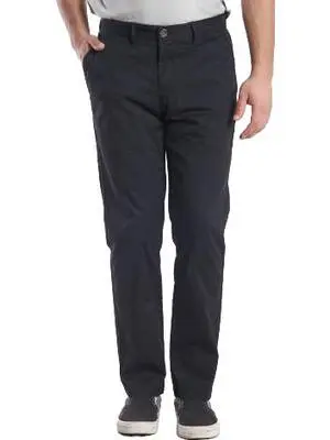 PETER MANNING Lightweight Stretch Chinos Standard Fit - Black
