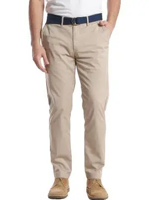 PETER MANNING NYC Lightweight Stretch Chinos Standard Fit - Khaki