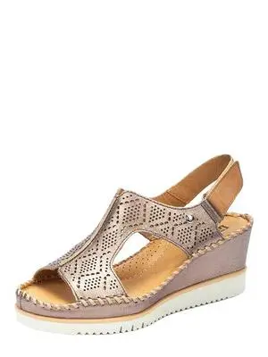 Pikolinos Aguadulce Slingback Wedge Sandal - Stone