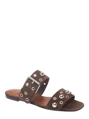 Valentino Garavani Nellcôte Slide Sandal - Brown