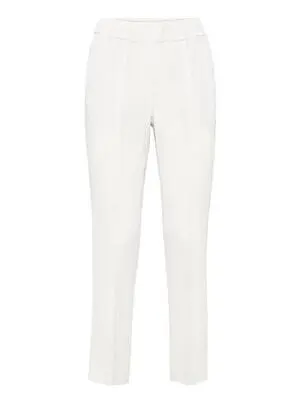 Brunello Cucinelli Tailored Jogger Trousers - Off-white