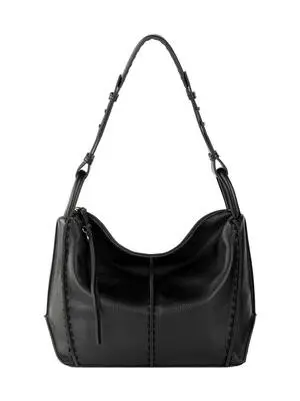 THE SAK Los Feliz Hobo Leather Bag - Black