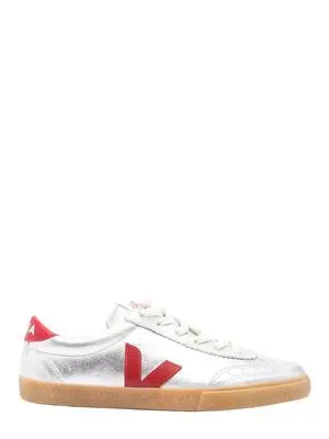 VEJA Volley Leather Pepper Sneakers - Silver