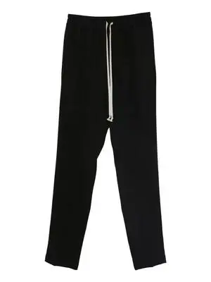 Rick Owens Wool Track Pants - Black