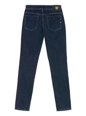 Versace Baroque-motif Jeans - Blue