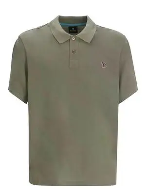 Paul Smith Zebra-patch Polo Shirt - Green