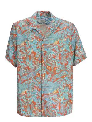 Paul Smith Graphic-print Shirt - Blue