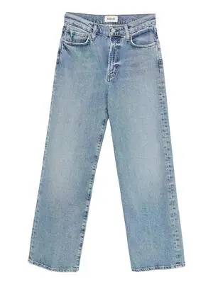 AGOLDE Harper Petite Straight Leg Jeans - Blue