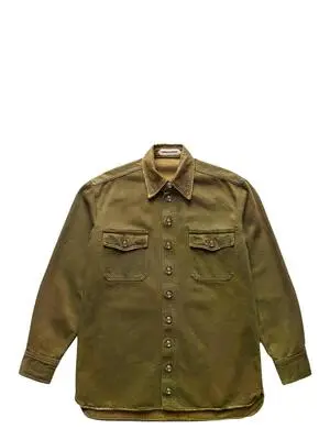 NAMACHEKO Hank Denim Shirt - Green