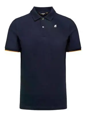 K-WAY Tipped Polo Shirt - Blue