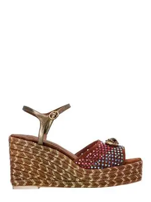 Kurt Geiger Chelsea Platform Sandals - Brown