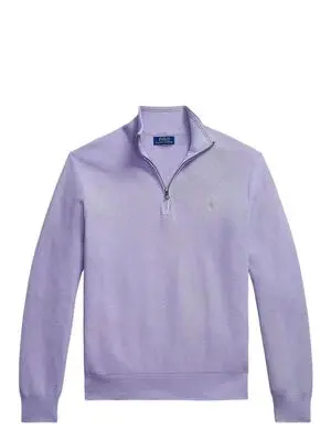 Polo Ralph Lauren Quarter-Zip Sweater Purple