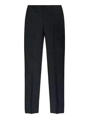 Alexander McQueen Skull-pattern Trousers - Black