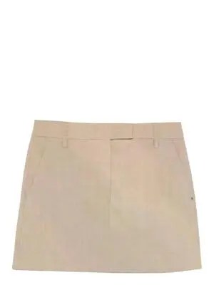 Sportmax Wool-blend Mini Skirt - Neutrals