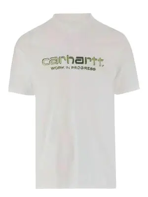 Carhartt Work In Progress S/s Solar Chrome Script T-shirt - White