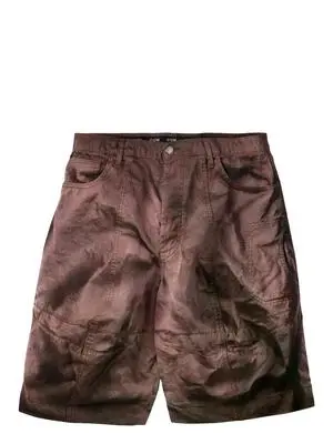 EDWARD CUMING Cotton Cargo Shorts - Brown