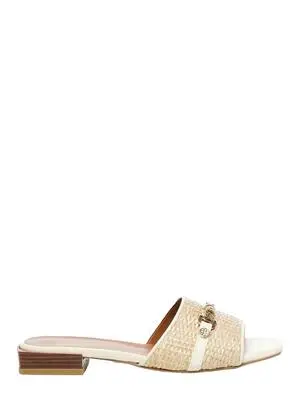 V°73 Esther Woven Chain-embellished Sandals - Neutrals