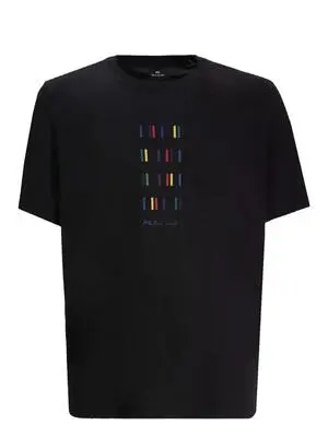Paul Smith Stripe-print T-shirt - Black