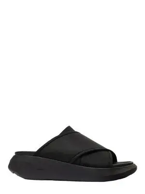 ONWUAD Kriss Cross-strap Slides - Black