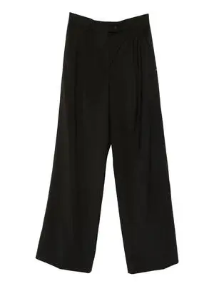Sportmax Pleated Tailored Trousers - Black