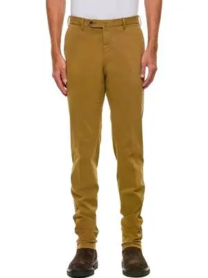 PT TORINO Button-zip Trousers - Brown