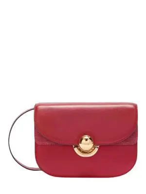 Furla Mini Sfera Flap Crossbody Bag - Red