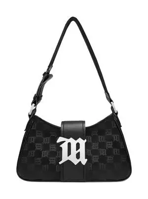 MISBHV Monogram Shoulder Bag - Black