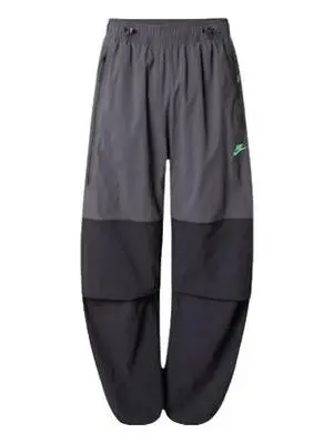 Nike Tech Woven Oversized Pants - Black/anthracite/green Strike