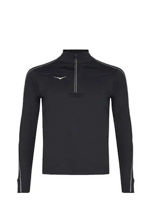 HOKA Glidetech Quarter Zip Sweatshirt - Black