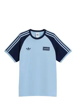 Adidas X Oasis Tour 3stripes T-shirt - Clear Sky Blue/night Indigo