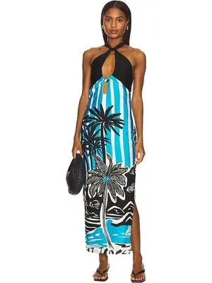 SEVEN WONDERS Isla Midi Dress - Tropez Print