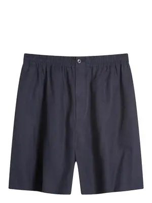 Moncler X Gilga Farm Linen Shorts - Navy