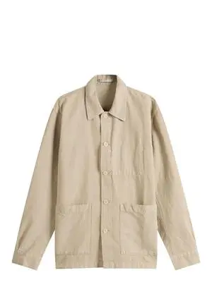 Norse Projects Julian Cotton Linen Overshirt - Clay