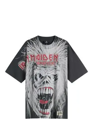 REPRESENT Iron Maiden British Metal T-shirt - Stained Black