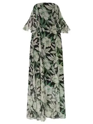 Loewe Floral-print Maxi Dress - Green