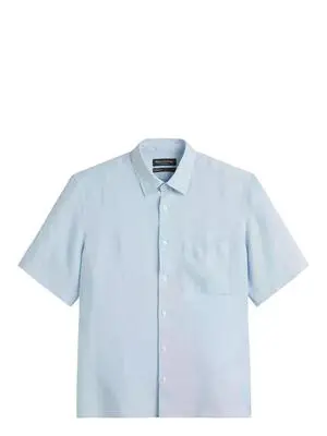 Marc O'polo Short-sleeve Button-up Shirt - Blue