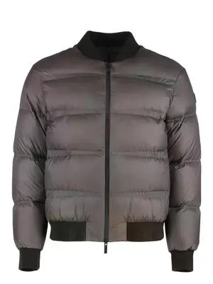 Moncler Quilted Padded Jacket - Brown
