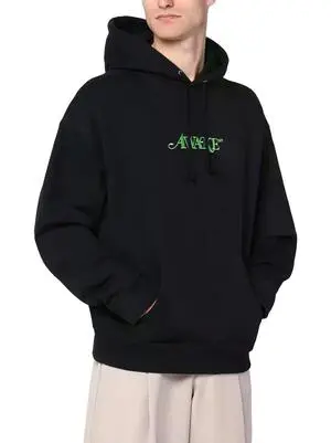 AWAKE NY Logo-embroidered Hoodie - Black