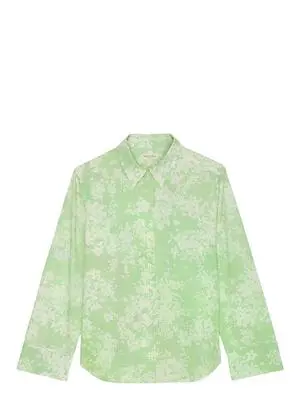 Marc O'polo Floral-print Button-up Shirt - Green