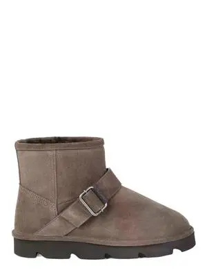 Brunello Cucinelli Buckle Fastening Boots - Brown