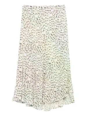 Isabel Marant Hortensia Midi Skirt White
